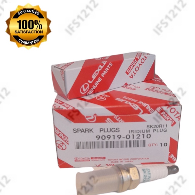 TOYOTA IRIDIUM PLUG ESTIMA CAMRY HARRIER ALTIS VELLFIRE ALPHARD VIOS SK20R11 SPARK PLUG 90919 ...