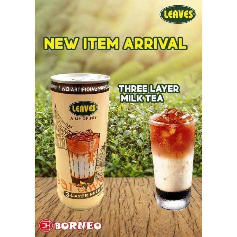 3 Layer Milk Tea Sarawak Halal Three Layer Milk Tea No Artificial ...