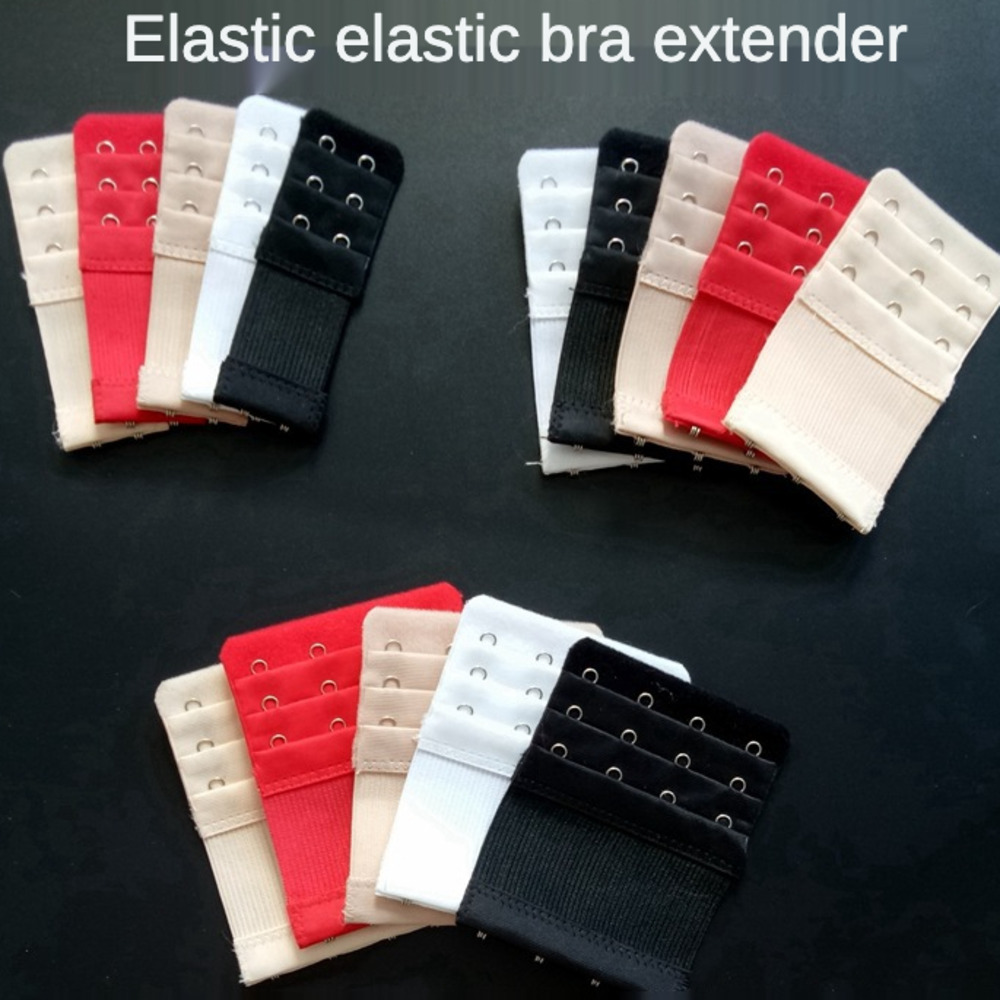 Elastic 3-row 2-button 3-button 4-Button bra adjustable back button ...