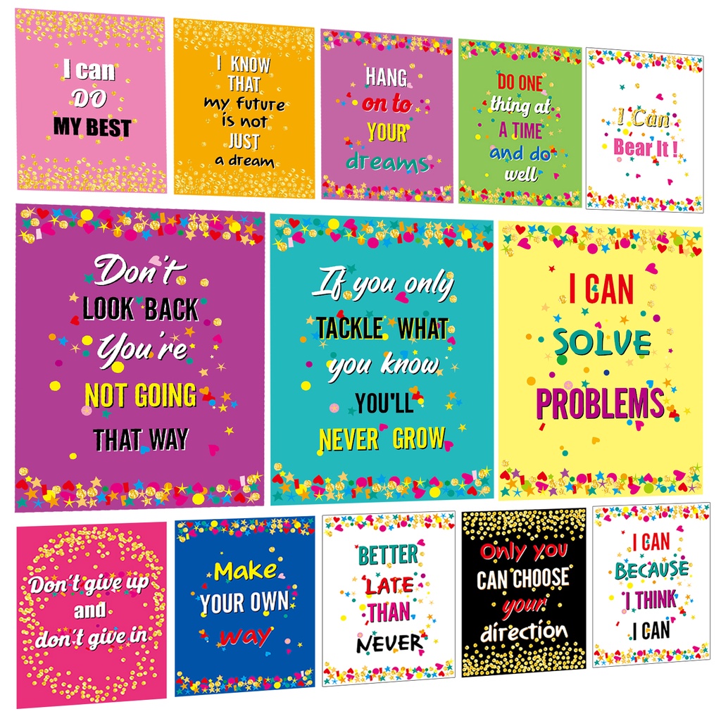 Classroom Decoration Inspirational Classroom Poster Growth Mindset ...