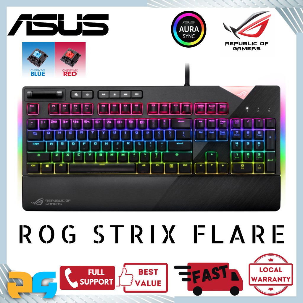 Asus ROG Strix Flare Mechanical Gaming Keyboard | Shopee Singapore