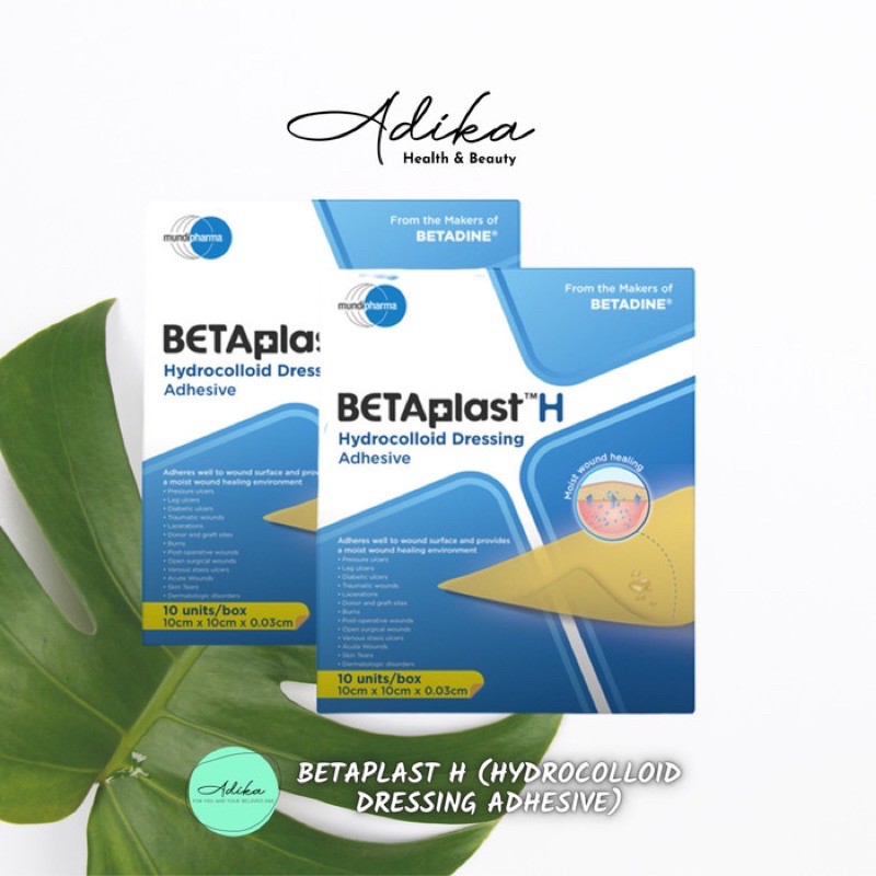 Betaplast H (Hydrocolloid Dressing Adhesive) 10x10cm | Shopee Singapore