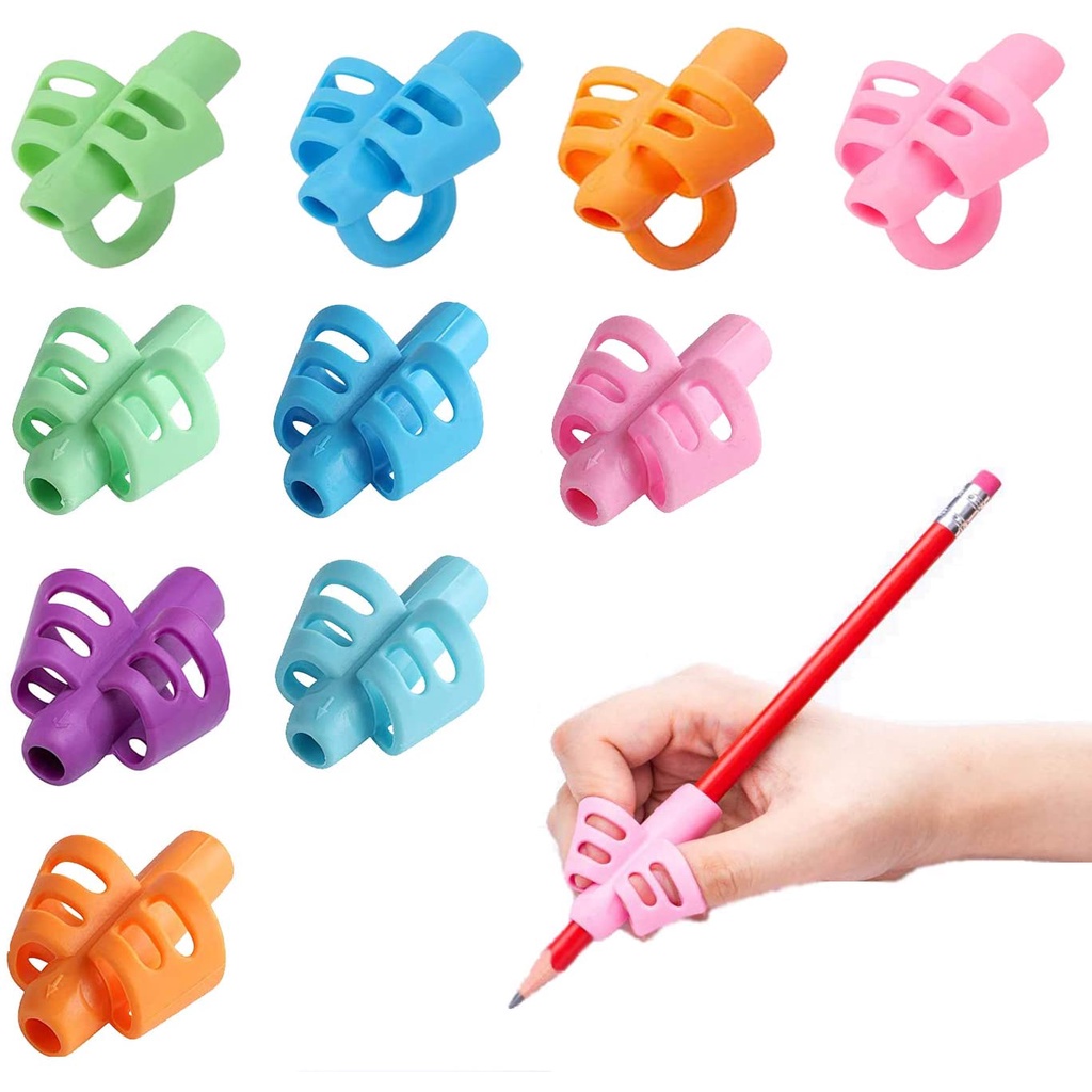 3Pcs/lot Pencil Handle Grips pen Holder Grip for Kids Hand writing Aid ...