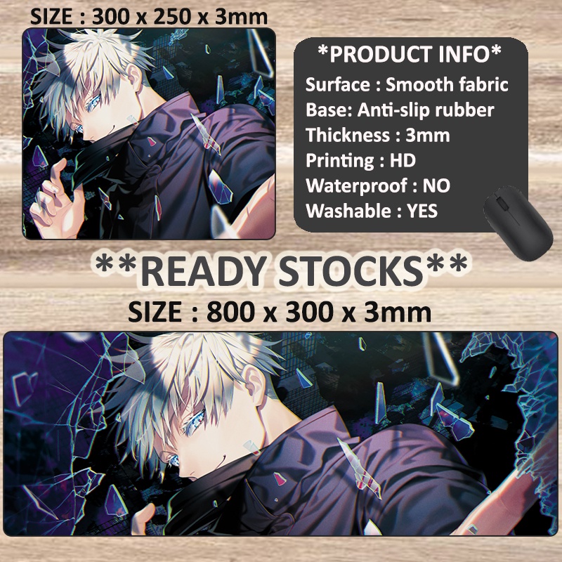 SG Jujutsu Kaisen Mousepad Jujutsu Kaisen Desk Mat Jujutsu Kaisen Merch ...