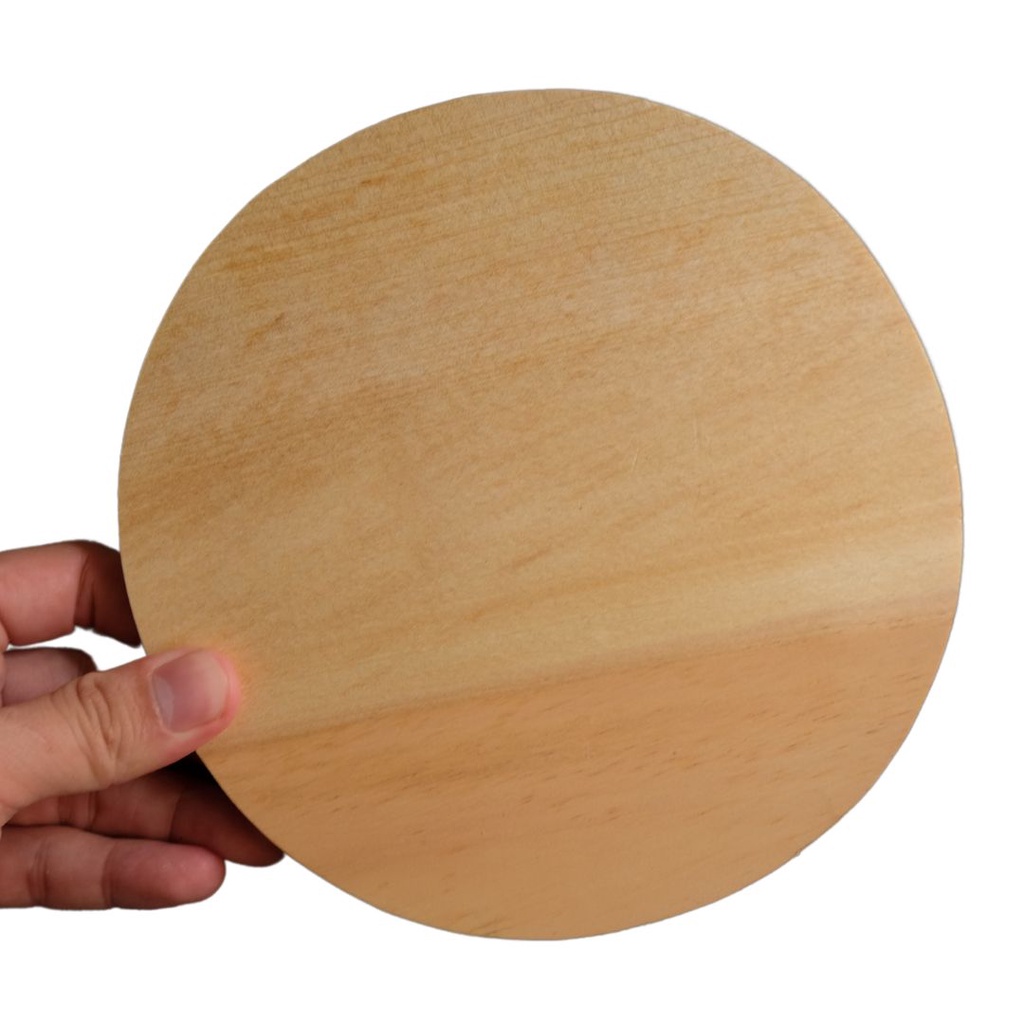 KAYU Impodio Pine Wood Cutting Board Round Model Diameter 18cm Plain ...