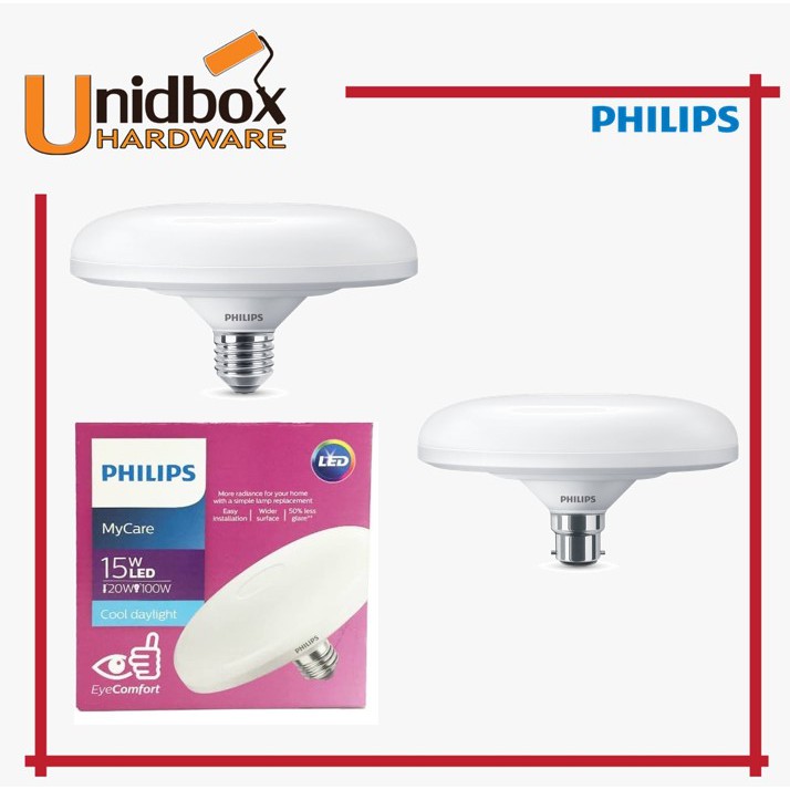 Philips UFO LED Bulb: 3000K or 6500K | 15W or 24W with E27/B22 Base ...