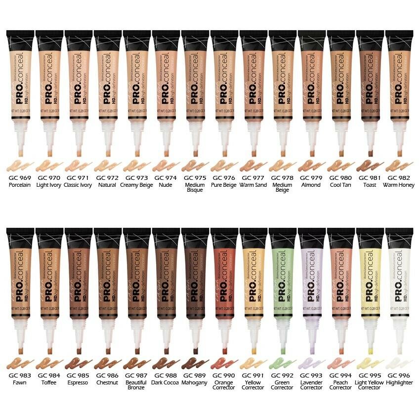 {44 Shades Available} L.A. Girl Pro Conceal Concealer / Corrector ...