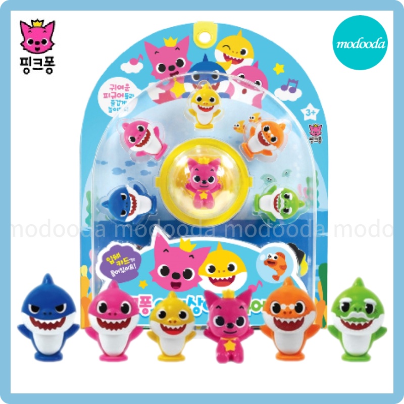 [Pinkfong] Baby Shark family Figure Set /baby shark cake topper ...