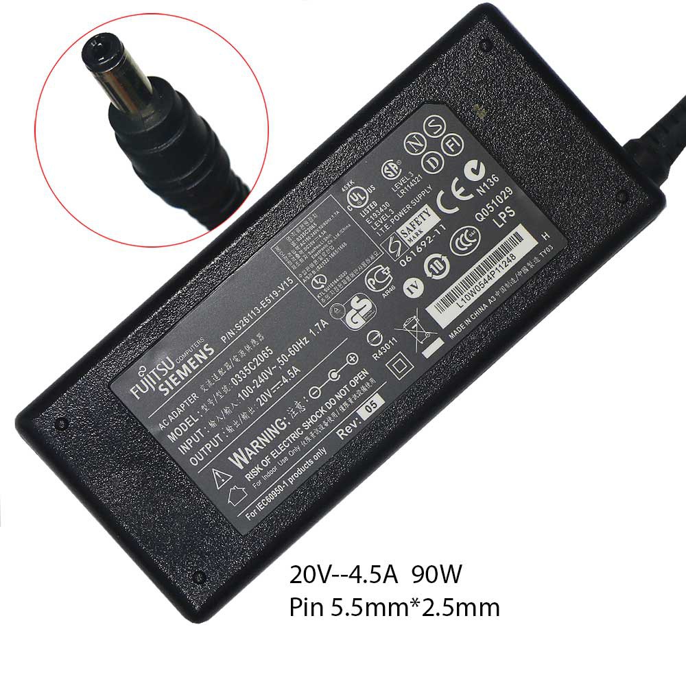 Fujitsu Siemens Amilo Esprimo Mobile FMV Lifebook Series 20V-4.5A ...