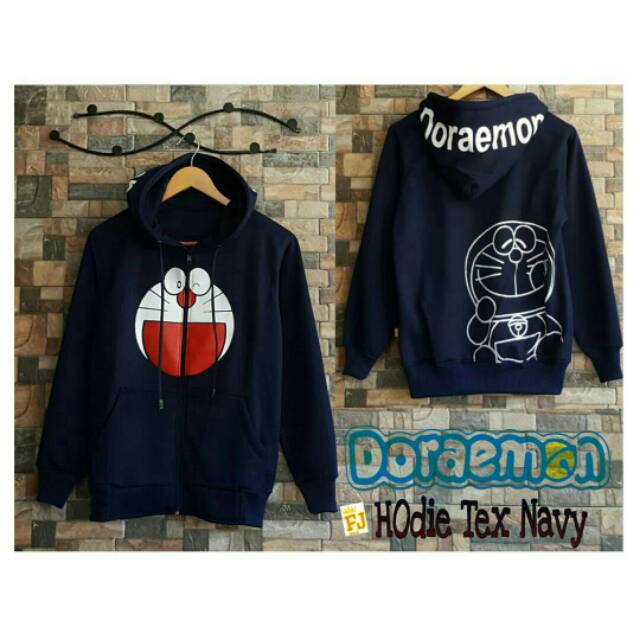 Wholesale doraemon TEXT NAVY JACKETS/doraemon clothes/doraemon blouses ...
