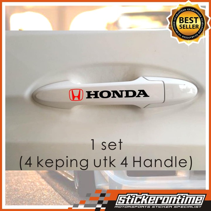 Car Sticker Honda Door Handle Jazz City Civic HRV CRV Accord BRV GD GK ...
