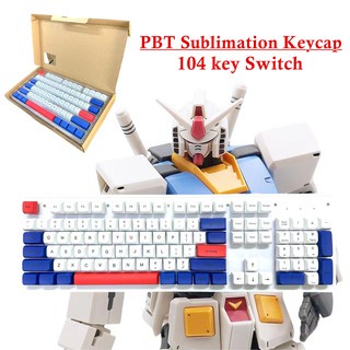 Pudding Keycaps PBT Double Shot Injection Keycap Mechanical Keyboard ...