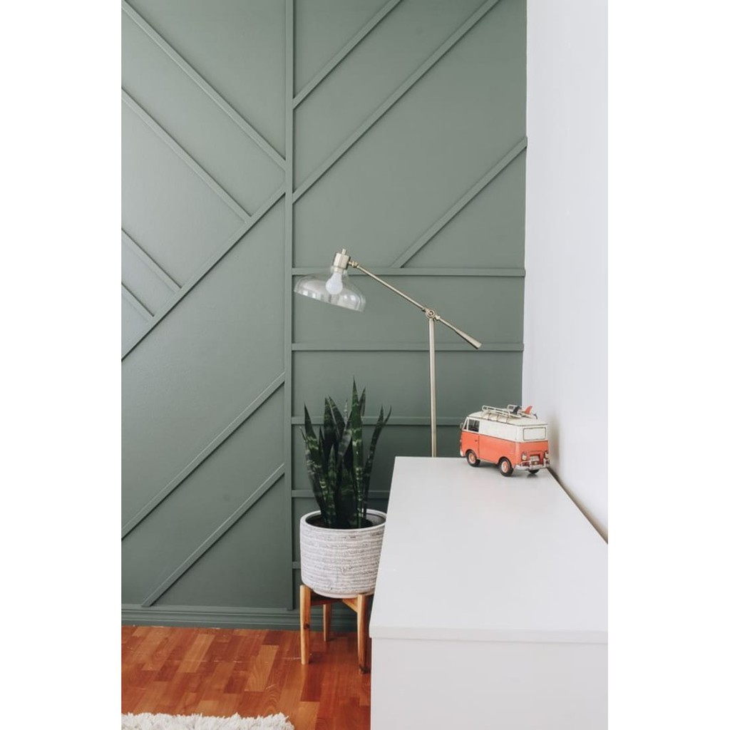 DIY Shiplap Wainscoting Panel Wall Decoration MDF Tebal 9mm | Shopee ...