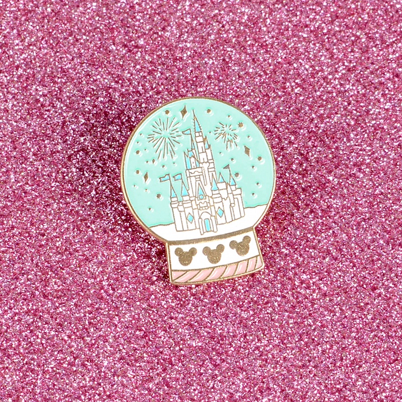 Fantasy Magical Castle Enamel Pin Fairy Crystal Ball Brooch Amusemen ...