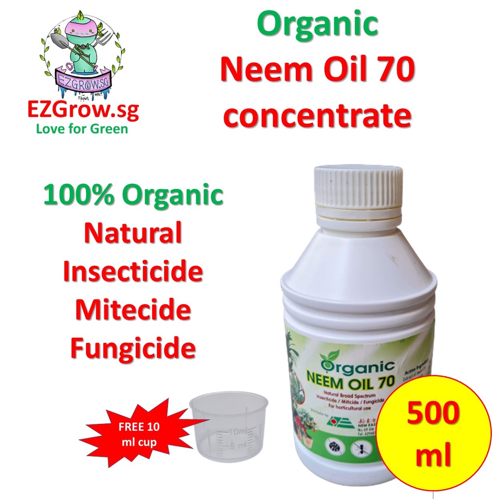 Organic Neem Oil Natural Insecticide / Miticide / Fungicide 70% ...