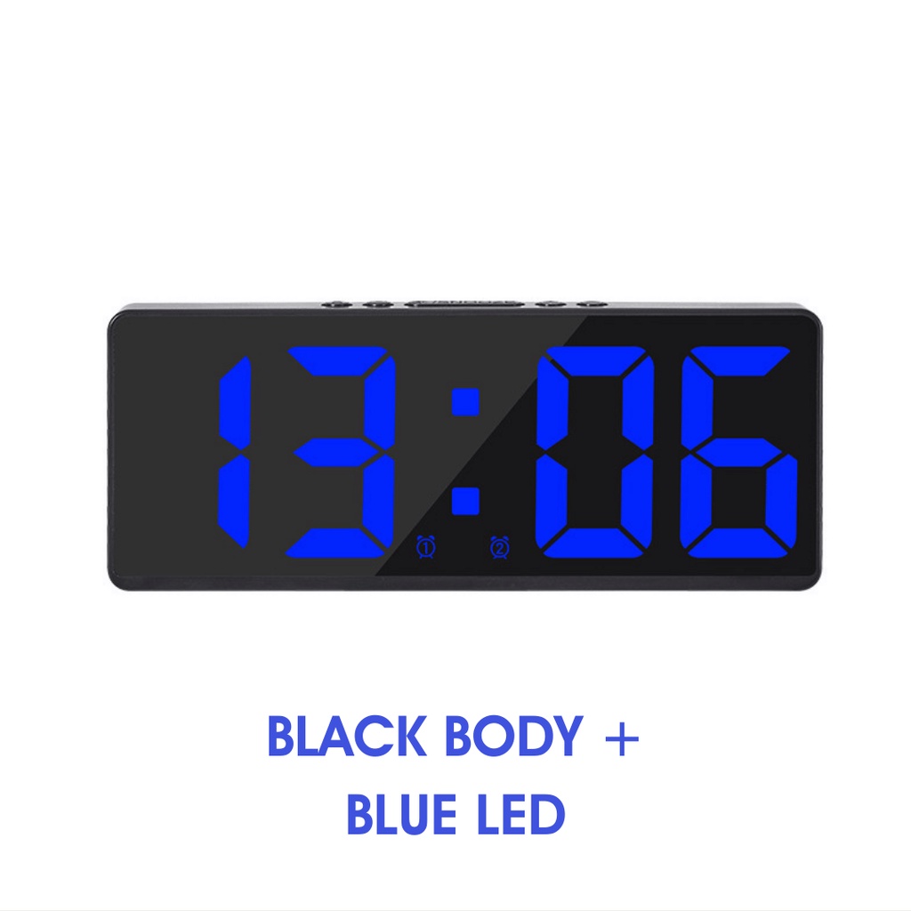 LED Digital Table Clock (Various Colours) | Shopee Singapore