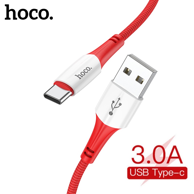 Hoco 100% Original X70 Data Line 1m 3A Fast Charger USB to Type C ...