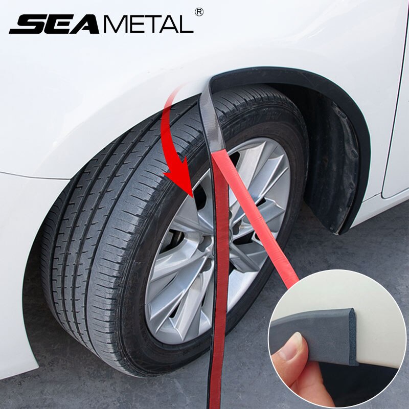 Car Wheel Fender Protect Sticker Anti-Collision Rubber Strip Tyre ...