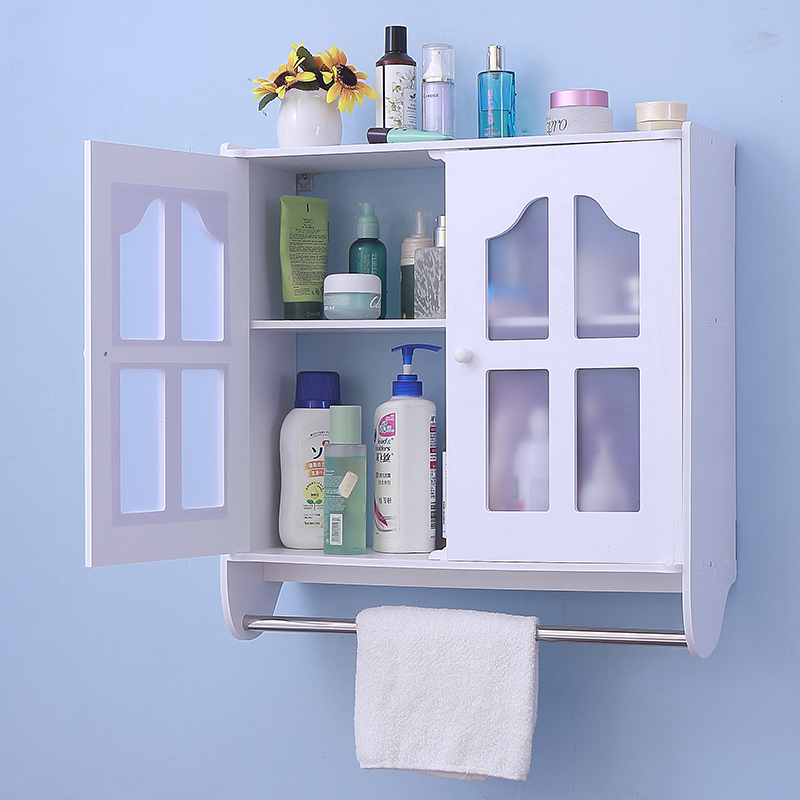 Simple bathroom mirror cabinet hanging cabinet wall hanging storage ...
