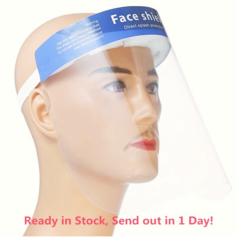 Safety Face Shield Splash-Proof Facial Cover Protection from Splash and ...