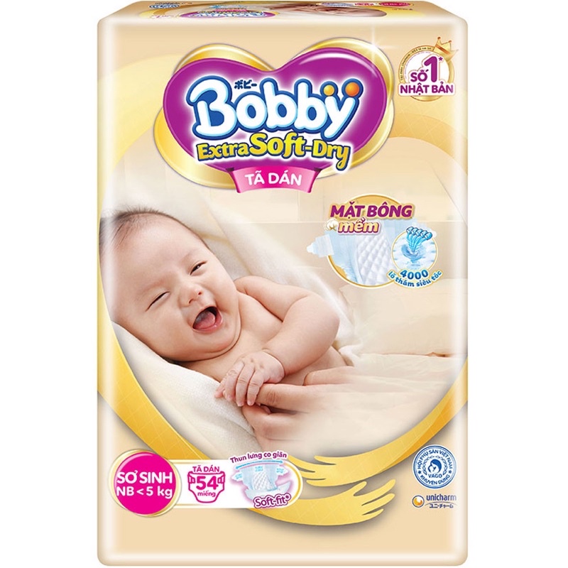 Extra soft Bobby diaper XS54 | Shopee Singapore