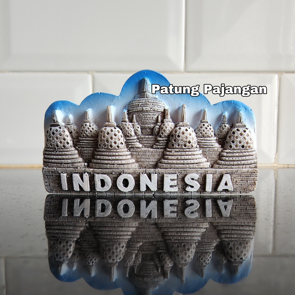 Borobudur monas Souvenirs fridge Magnets fridge Magnets Map Of ...