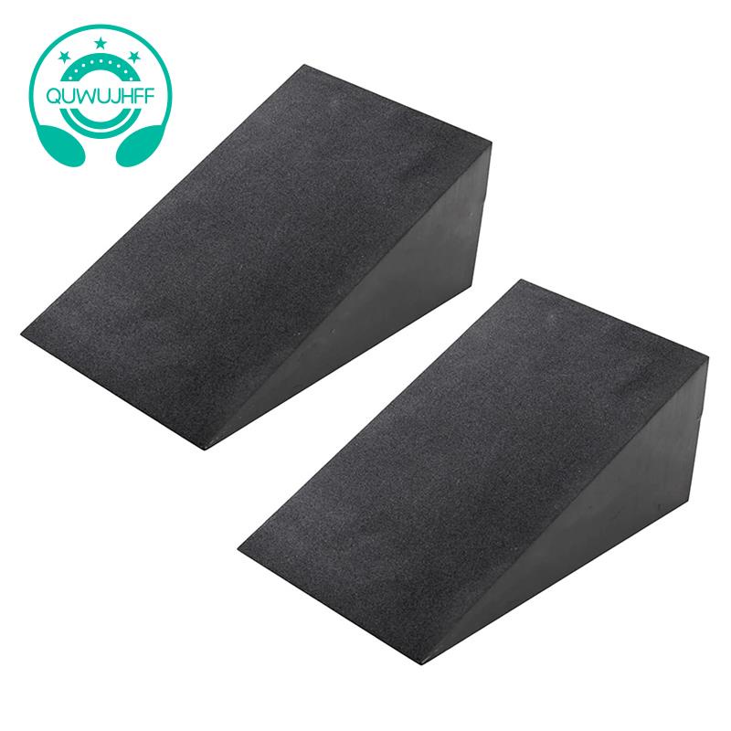 2 Pcs Yoga Mats, Adjustable Squat Ramp, Incline Board Improve Strength ...