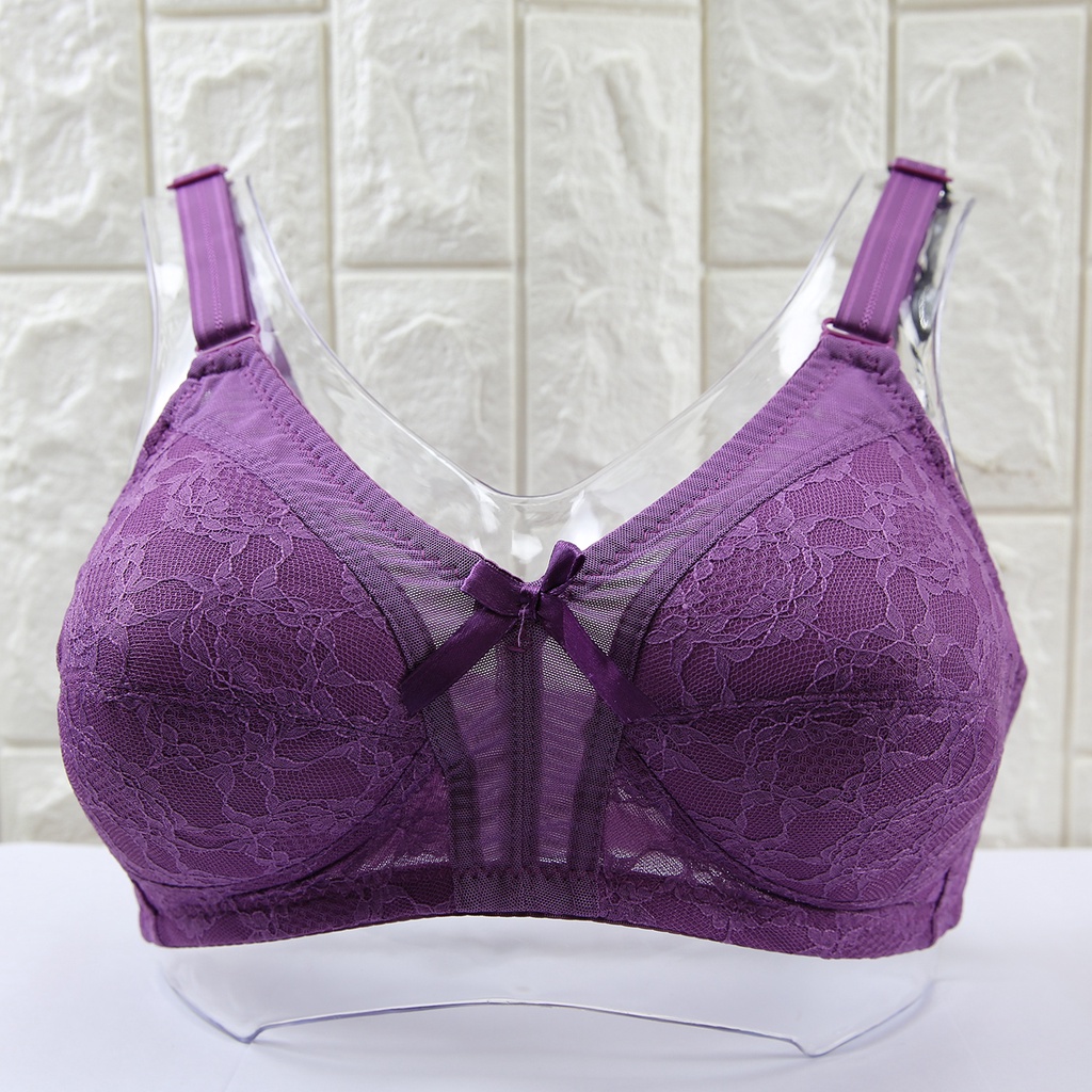 Full Cup Bra Women [Bra ANNAH] Plus Size Cup B/C Wireless Bra / Baju ...