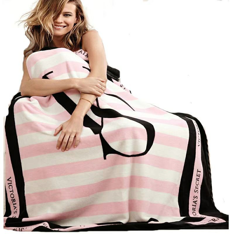 Victoria's Secret VS Blanket Manta Fleece Coral Wool (PREORDER ...