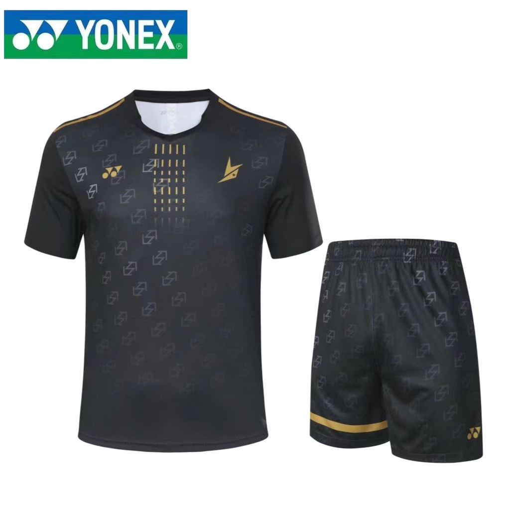 Yonex badminton clothing men's and women's quick-drying short-sleeved Lin Dan five-generation ...