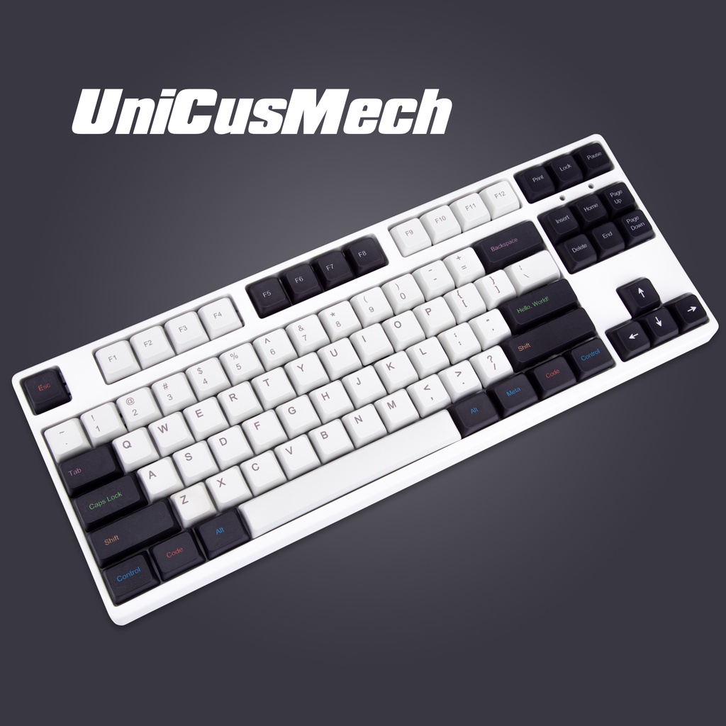 Custom 123 Keys Set - PBT Dye Sublimation XDA Profile US ANSI Layout ...