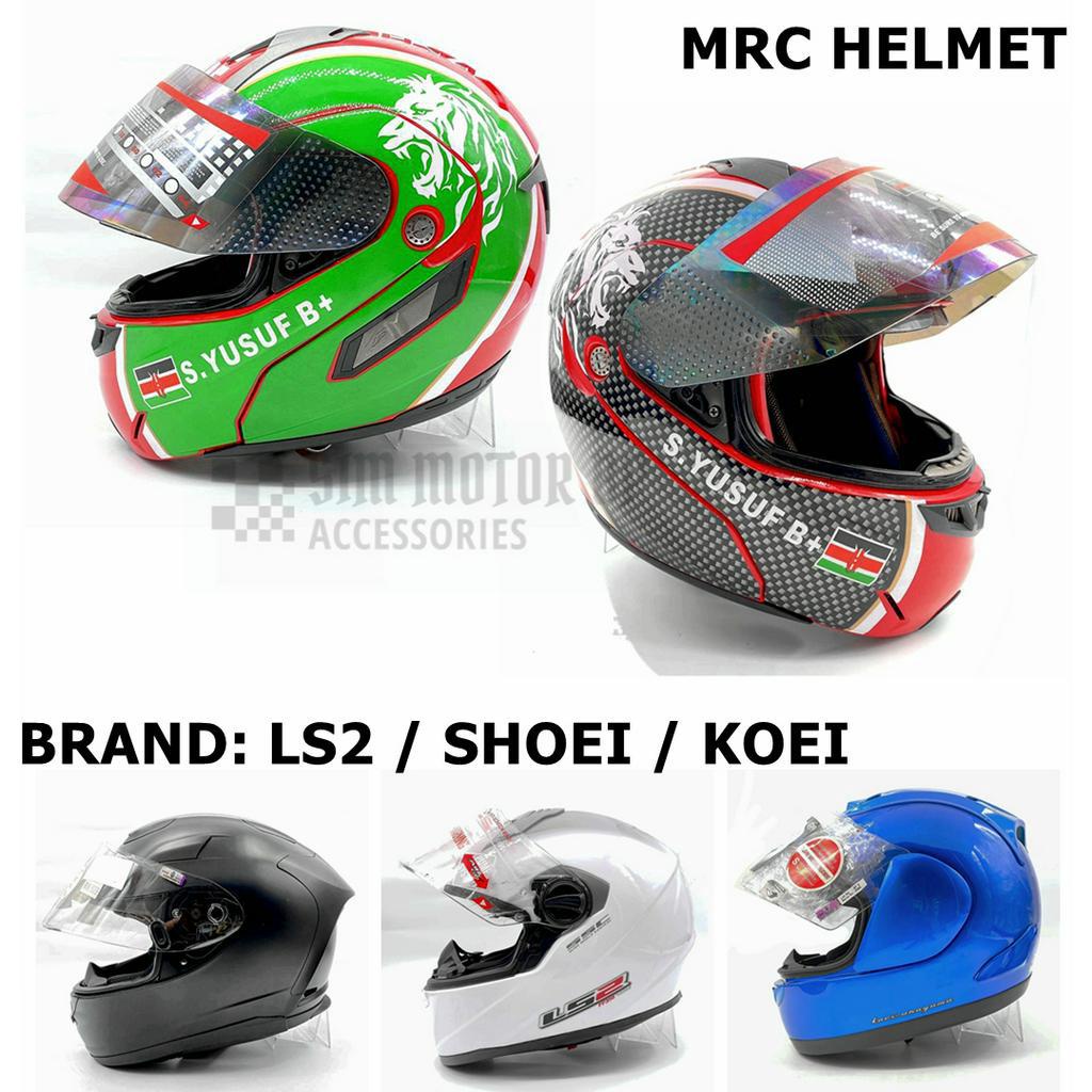 FULLY NEW FULL FACE HELMETS LS2 KOEI SHOEI MRC. | Shopee Singapore