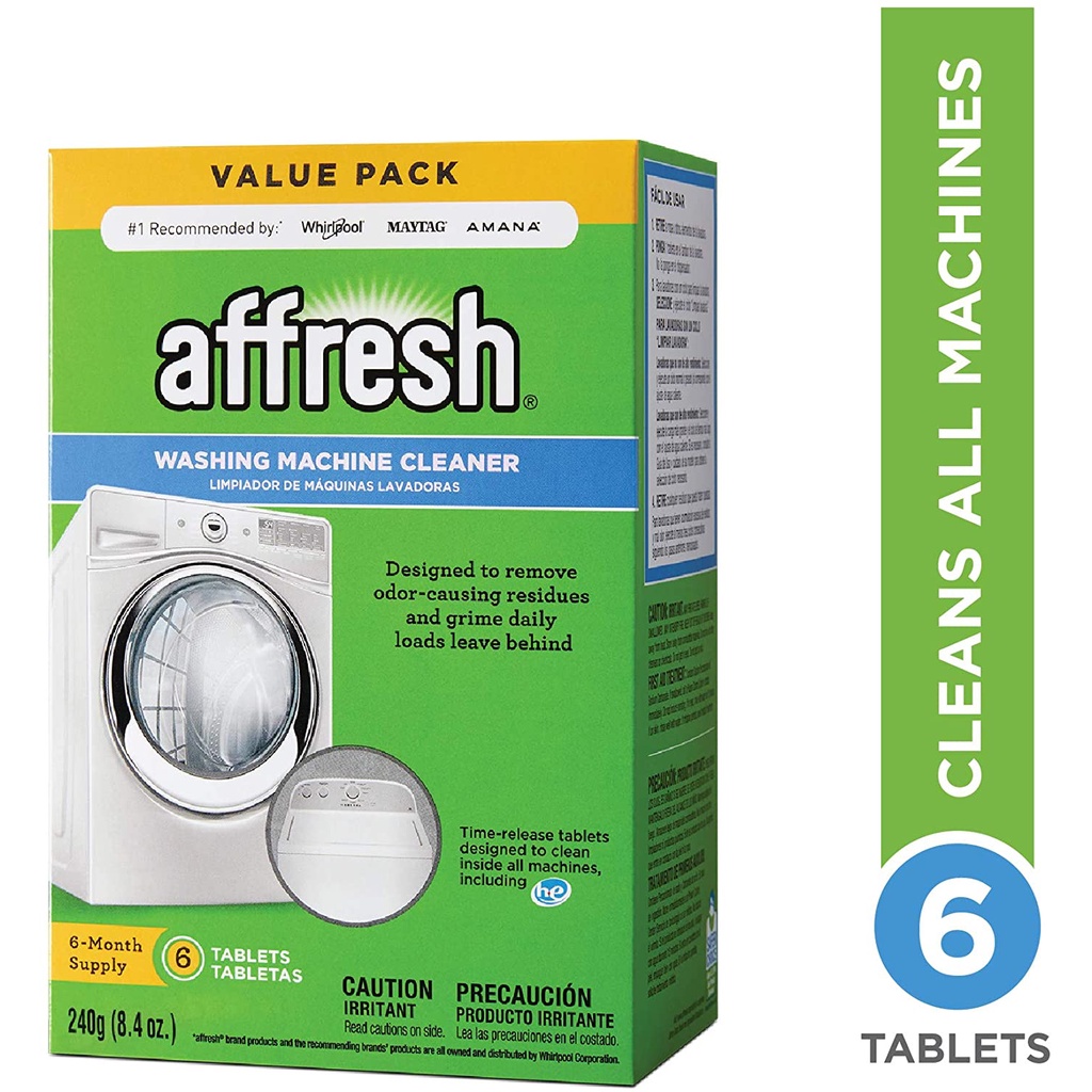 Affresh Washer Machine Cleaner, 6-Tablets, 8.4 oz | Shopee Singapore