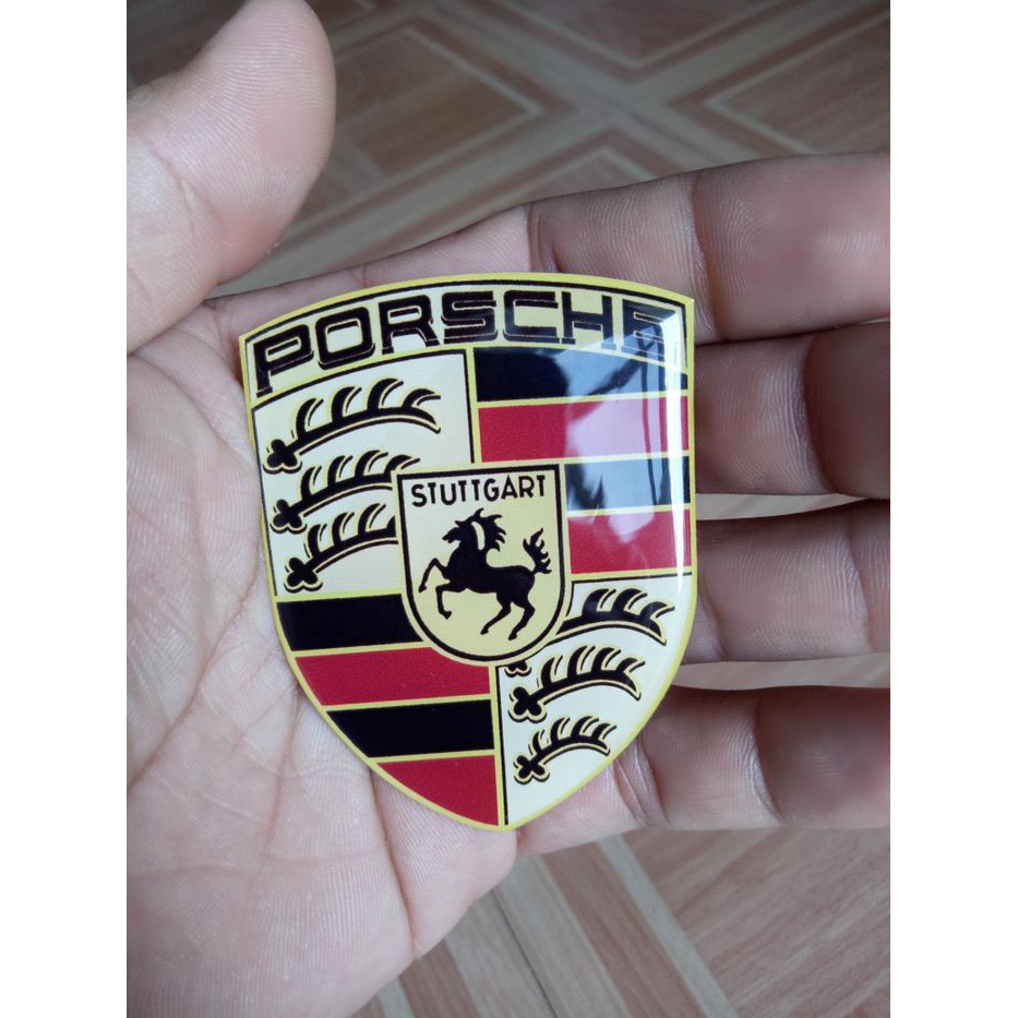 Porsche logo car sticker | Shopee Singapore