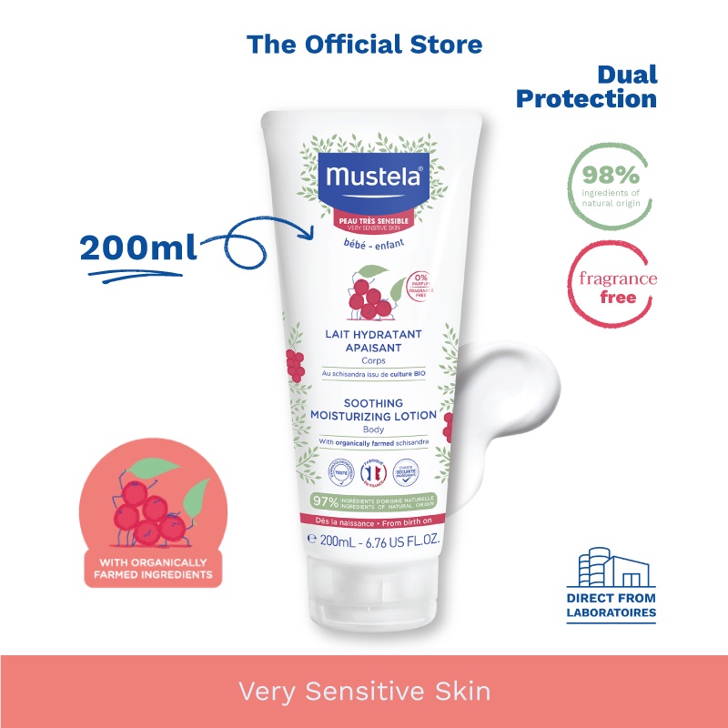Mustela Soothing Moisturizing Body Lotion 200ml (fragrance-free)(exp ...