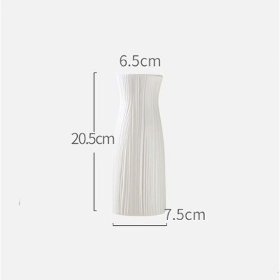 7 Styles Creative PE Plastic Vase Pot Home Decor Decoration Dried ...