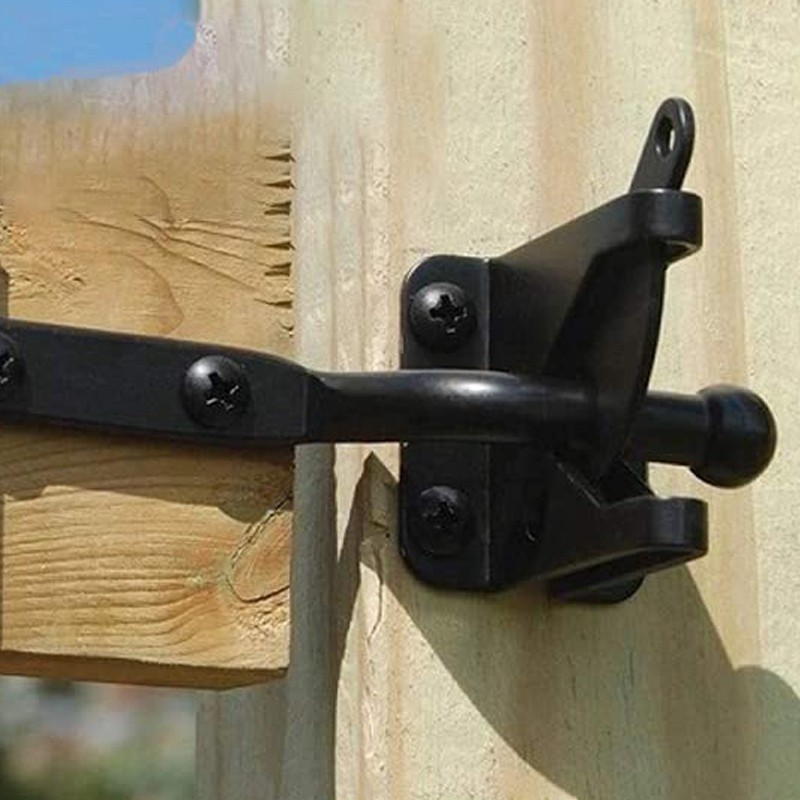 Self Locking Gate Latch Automatic Gravity Lever Fence Gate Lock for ...