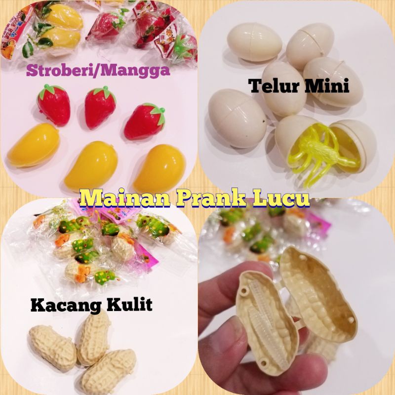 Prank Toys Nuts / Eggs / Fruit / Candy Filled with Unique Fun Prank ...