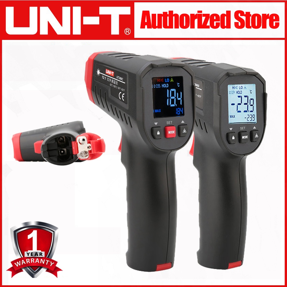 UNI-T UT306C UT300S UT300A + Laser Infrared Thermometer Handheld Digital Industrial Non-contact ...