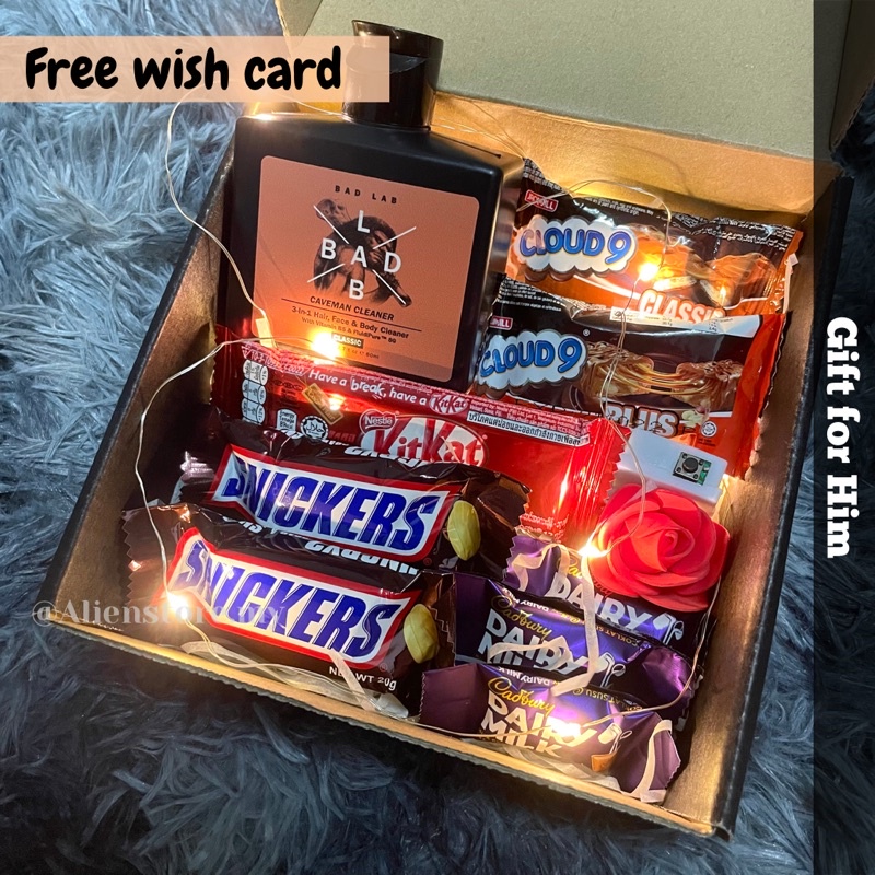 for him boys man Box Surprise Birthday Anniversary Valentines COKLAT ...