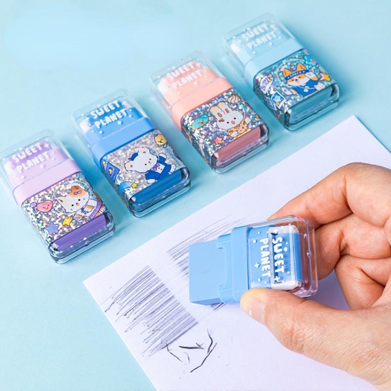 Creative Stationery Sweet Planet Roller Rubber Student Rubbing Cute ...