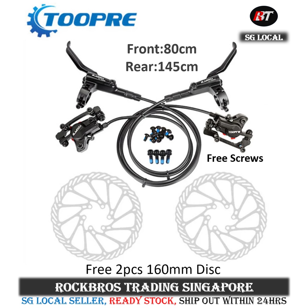 [SG] Toopre bicycle hydraulic disc brake MTB hydraulic brake set same ...