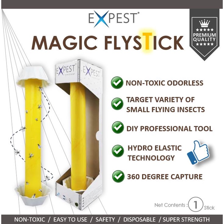 Fly Magic Stick / housefly / small flies trap “HOT ITEM” | Shopee Singapore