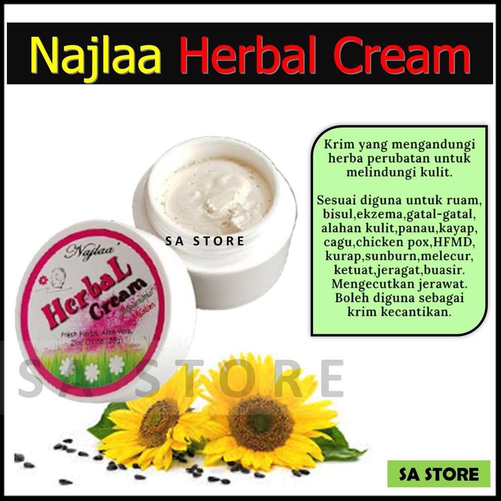 Najlaa Baby Herbal Cream / eczema / rashes / diaper rash / allergies ...