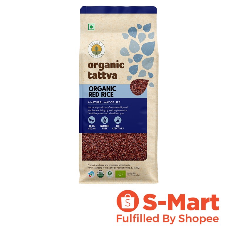 Organic Tattva Organic Red Rice 1Kg - Sonnamera [India] (Halal ...