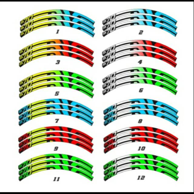 Custom rim Decal | Shopee Singapore