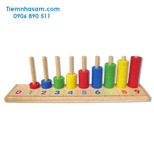 Ladder Counting Learning Set - WinWin Toys Wooden Toys | Shopee Singapore