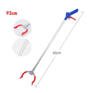 Long-Handle Metallic Trash Grabber Tool Super Durable Garbage Tong ...