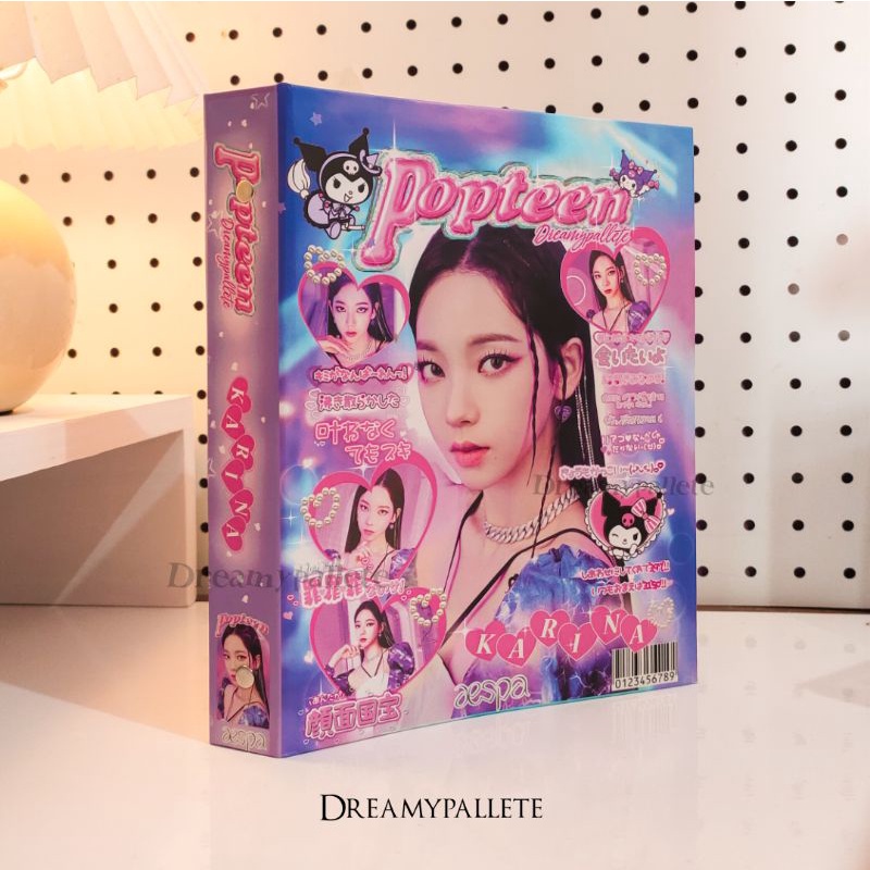 Last STOCK Aespa Binder A5 & A4 Photocard popteen Karina Winter ningning giselle | Shopee Singapore