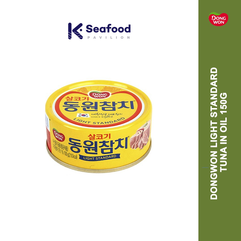 DONGWON LIGHT STANDARD TUNA IN OIL 150G | Shopee Singapore